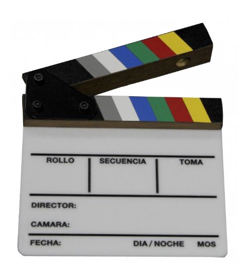 Claqueta de insertos color - Falco Films