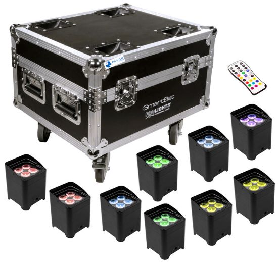 KIT 9 focos LED SMARTBAT PROLIGHTS - Falco Films